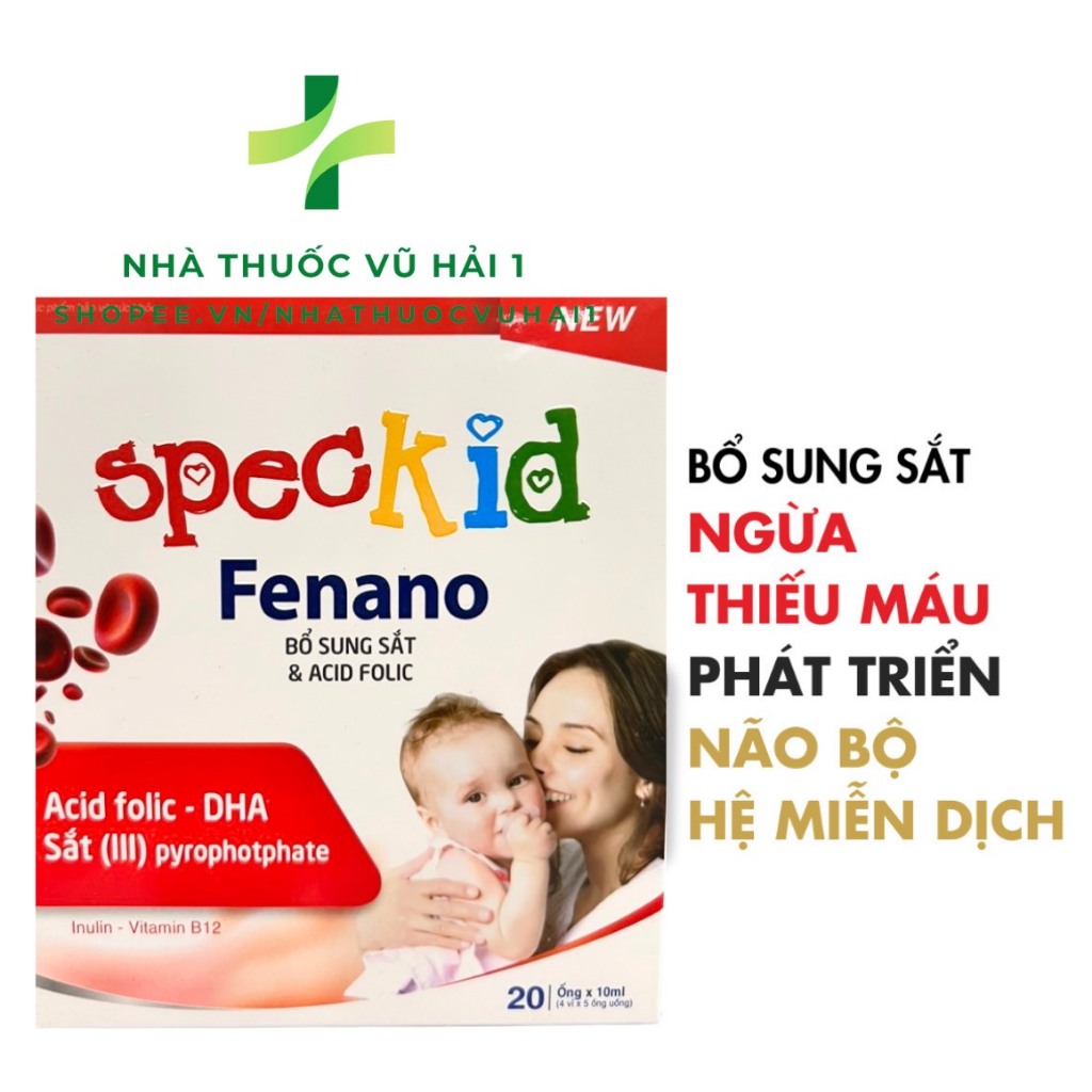SPECKID FENANO Bổ sung sắt ngừa thiếu máu cho mẹ và bé | Shopee Việt Nam