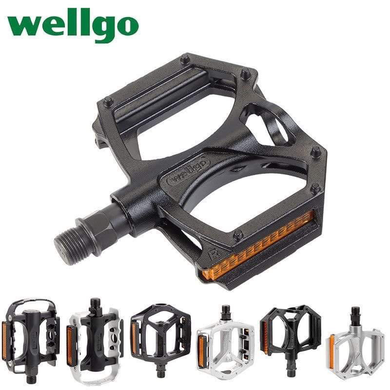 Pedal, bàn đạp xe đạp thể thao chính hãng wellgo dùng bi bạc đạn | Shopee Việt Nam