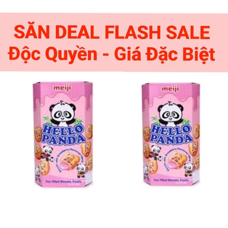 LỐC 10 Hộp Bánh Gấu (Hello Panda) Vị Dâu Meiji 43g | Shopee Việt Nam