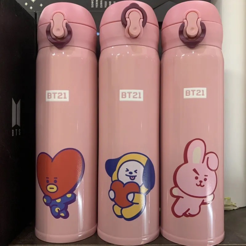 [XẢ HÀNG] BÌNH GIỮ NHIỆT BT21 TATA Cooky Chimmy | Shopee Việt Nam