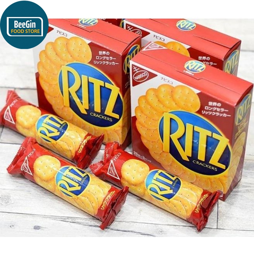 Bánh Quy Ritz Crackers Mặn Hộp 247.5g B124 - BeeGin Food | Shopee Việt Nam