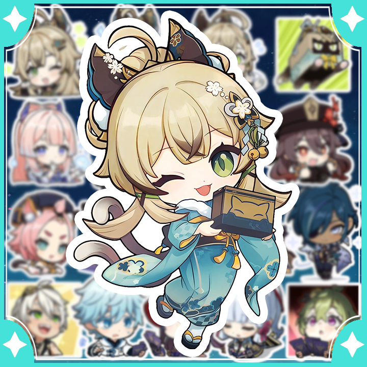 [Genshin Impact] Sticker Kirara và các bài thủ - Phiên bản Đỉnh Cao ...