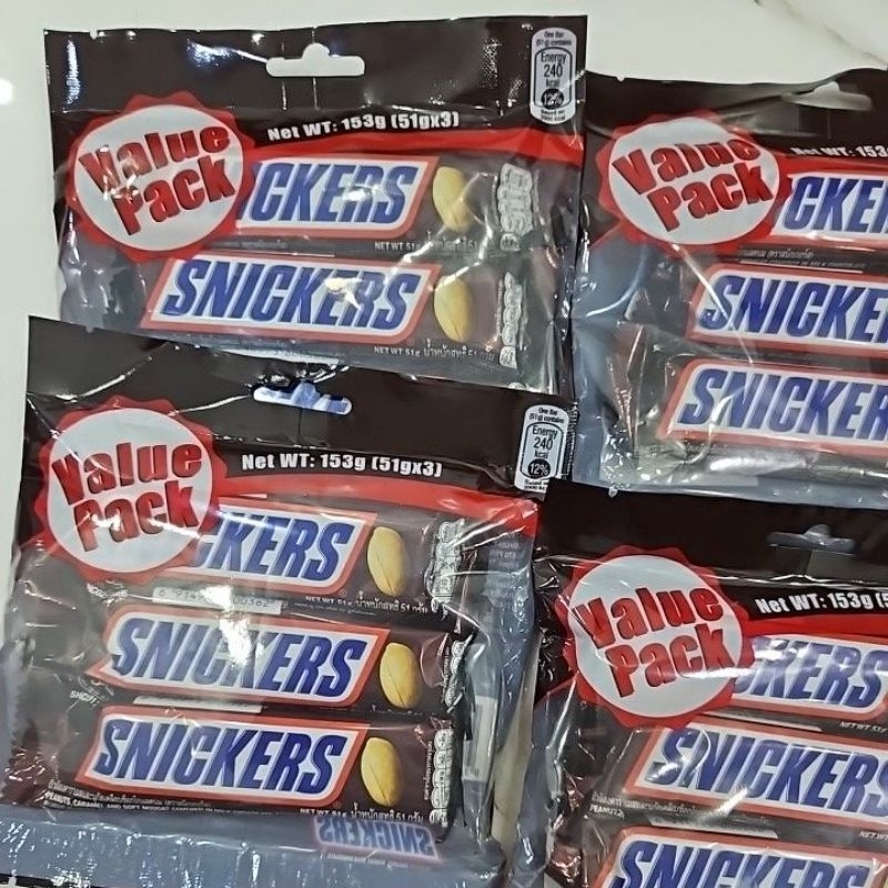 Socola Snickers gói 3 thanh 51g (153g) | Shopee Việt Nam
