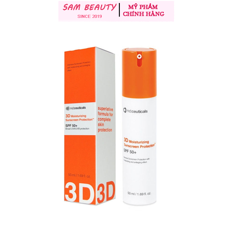 Kem Chống Nắng Dưỡng Ẩm Md:ceuticals 3D Moisturizing SPF 50+ | Shopee Việt Nam