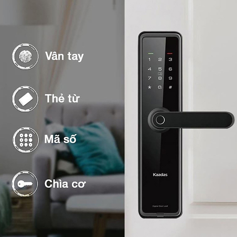 Khoá vân tay Kaadas S500C - Chính hãng Bảo hành 24 tháng | Shopee Việt Nam