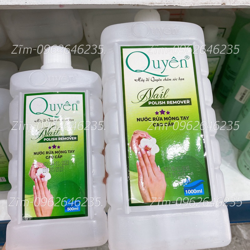 Axeton Quyên nước rửa móng cao cấp, nước lau móng chai 500ml-1000ml ...