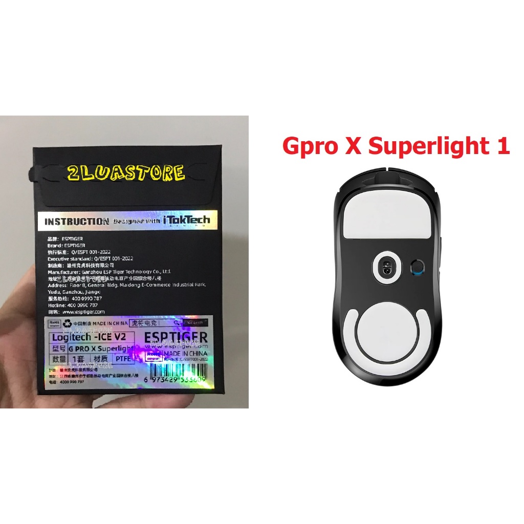 Tấm Mouse feet Tiger Ice Gpro X Superlight 2 | Feet Tiger Ice GPro ...