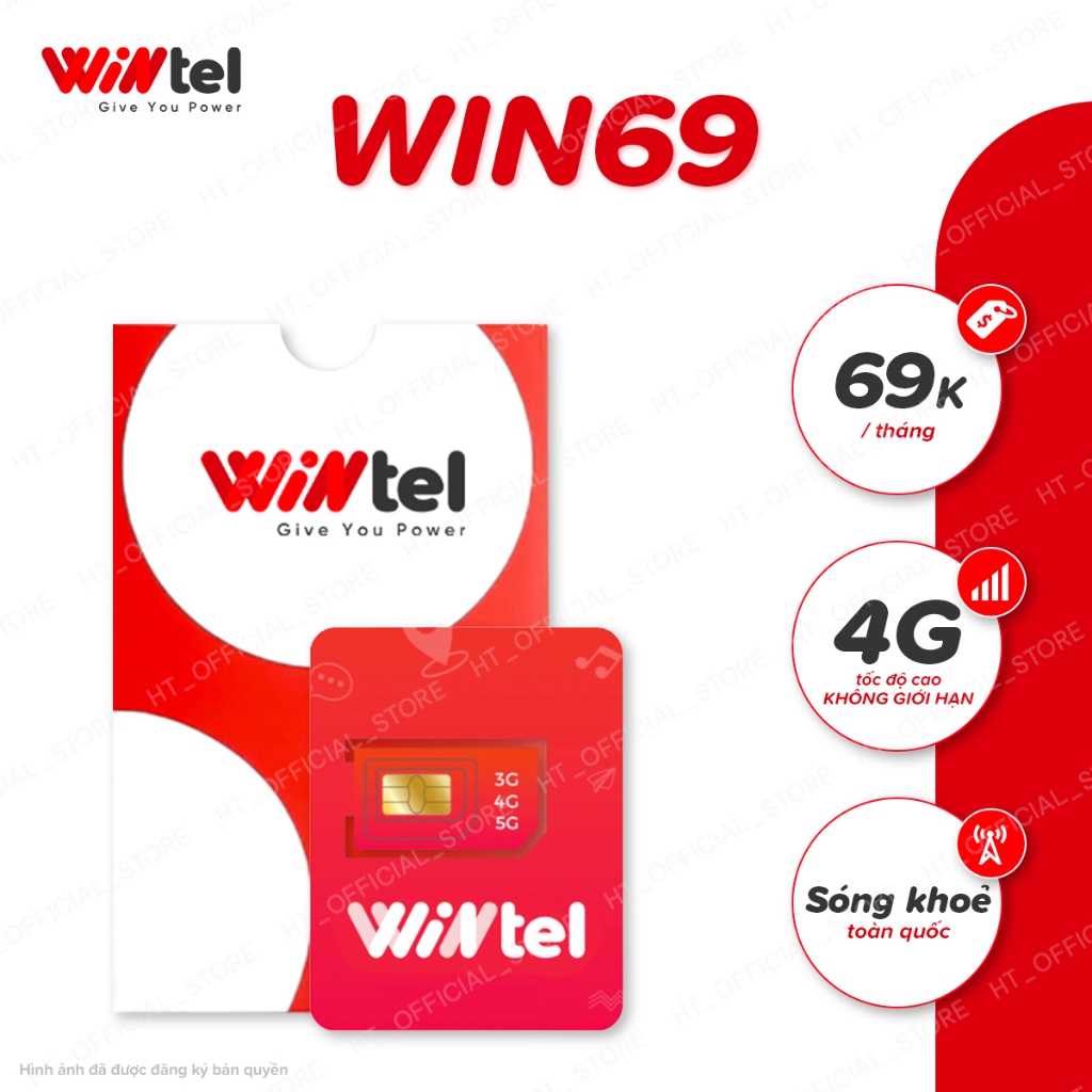 SIM 4G Wintel Win69 - SIM Data Tốc Độ Cao Không Giới Hạn | Shopee Việt Nam