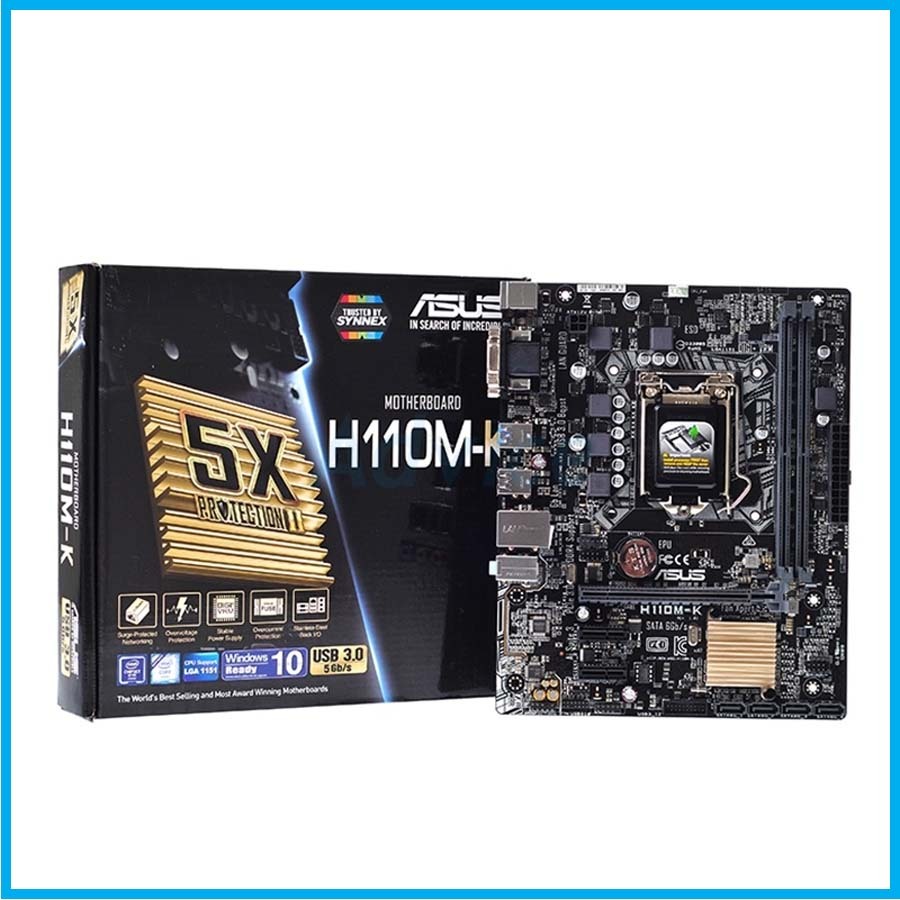 [ CHÍNH HÃNG ] Main Asus H110M K (Socket 1151, DVI+VGA DDR4) | Shopee ...