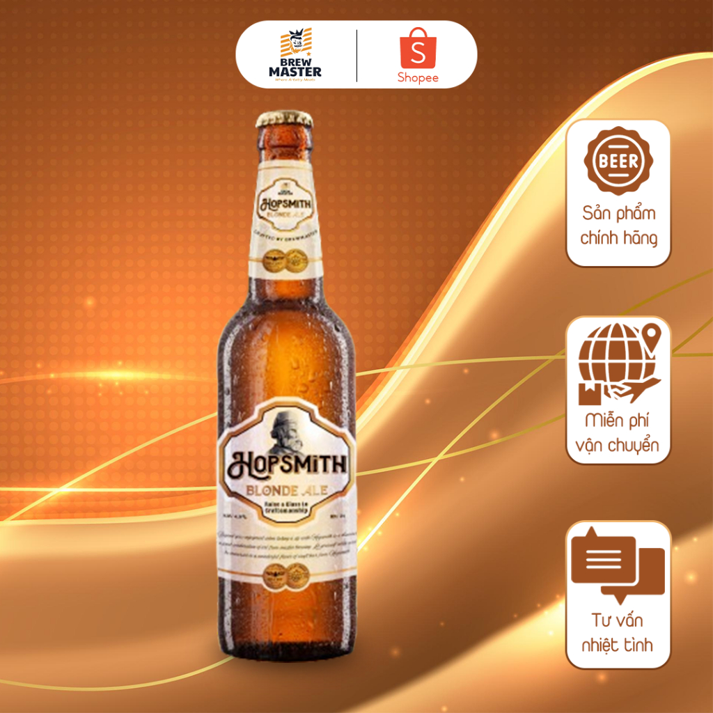 1 Chai Bia Hopsmith Blonde Ale Bremaster Đỉnh Cao Của Hương Vị Thưởng Thức, Dòng Bia Thơm Ngon ...