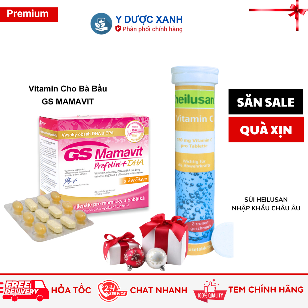Mua [Chính Hãng] GS MAMAVIT 60 viên, Vitamin tổng hợp và DHA cho bà bầu ...