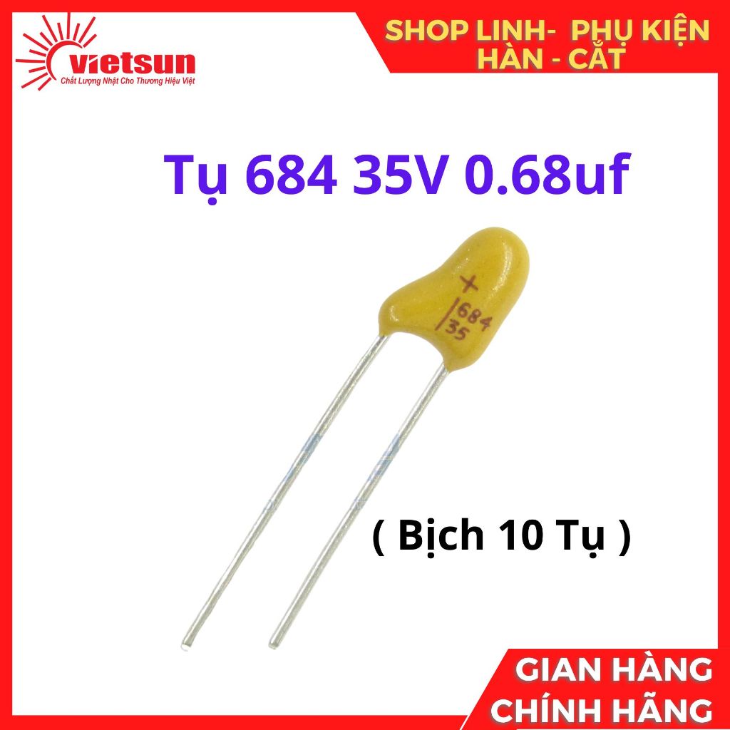 Tụ 684 35V 0.68uf ( Bịch 10 Tụ ) | Shopee Việt Nam