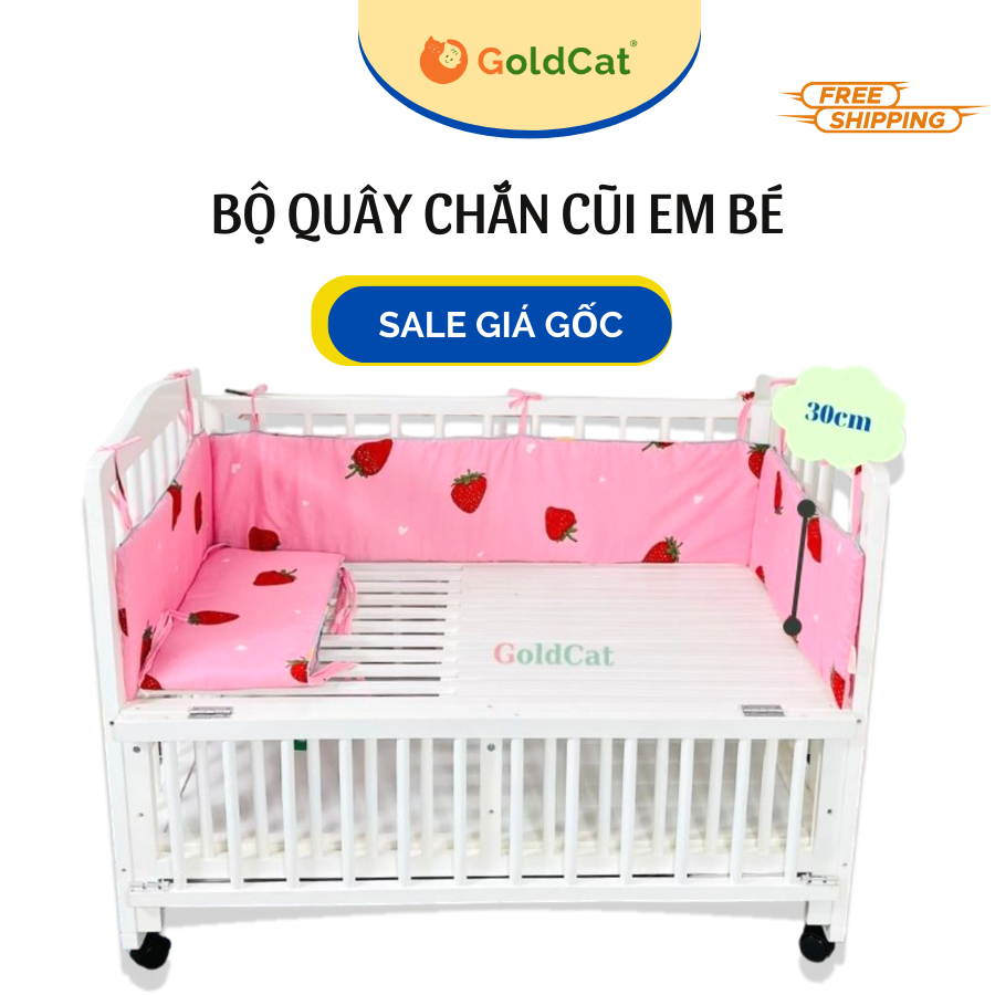 Bộ Quây chắn cũi 4 tấm GoldCat Cho Bé | Shopee Việt Nam