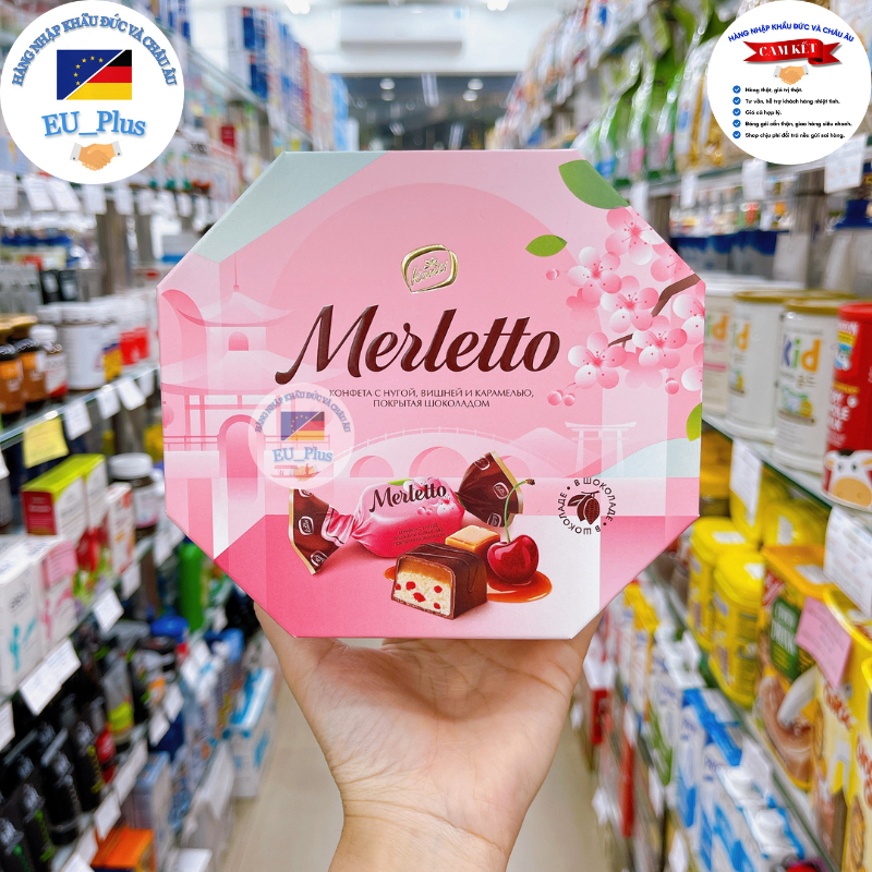 Kẹo socola Merletto 150g sô cô la màu hồng của Nga | Shopee Việt Nam