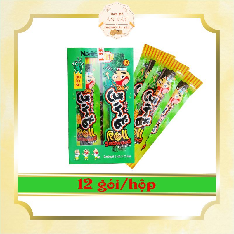 Rong biển ăn liền cuộn thái lan Norita (12 cuộn/hộp) - Snack rong biển ...