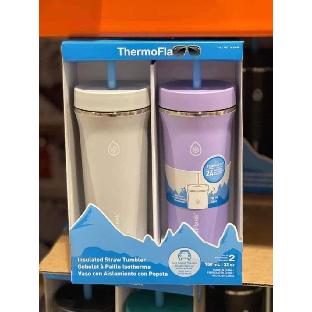 LY GIỮ LẠNH THERMOFLASK 950ML CÓ ỐNG HÚT | Shopee Việt Nam