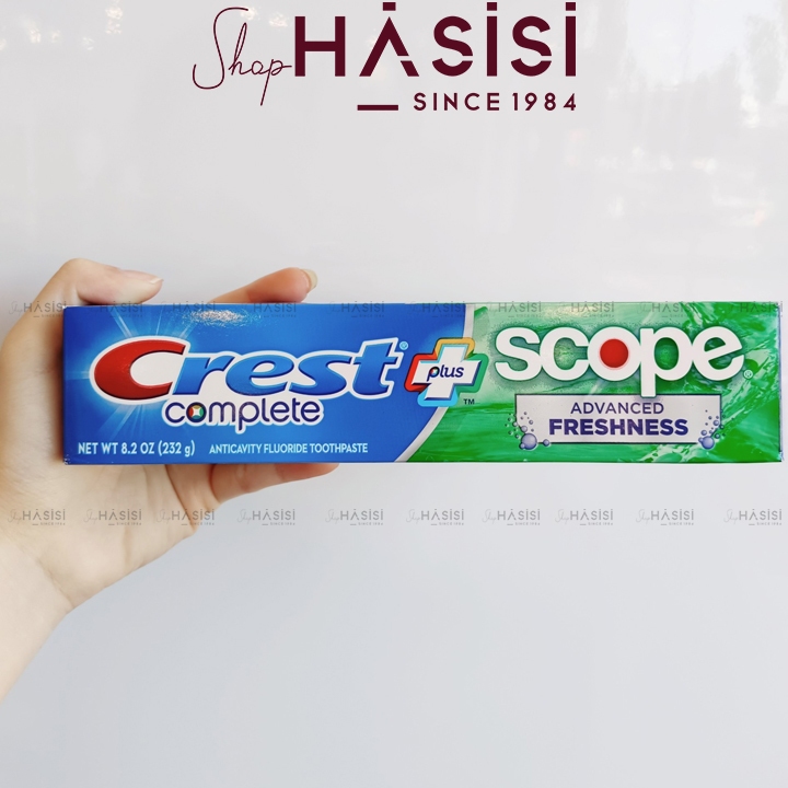 KEM ĐÁNH RĂNG CREST - Complete Plus Scope Advanced Freshness 232g | Shopee Việt Nam