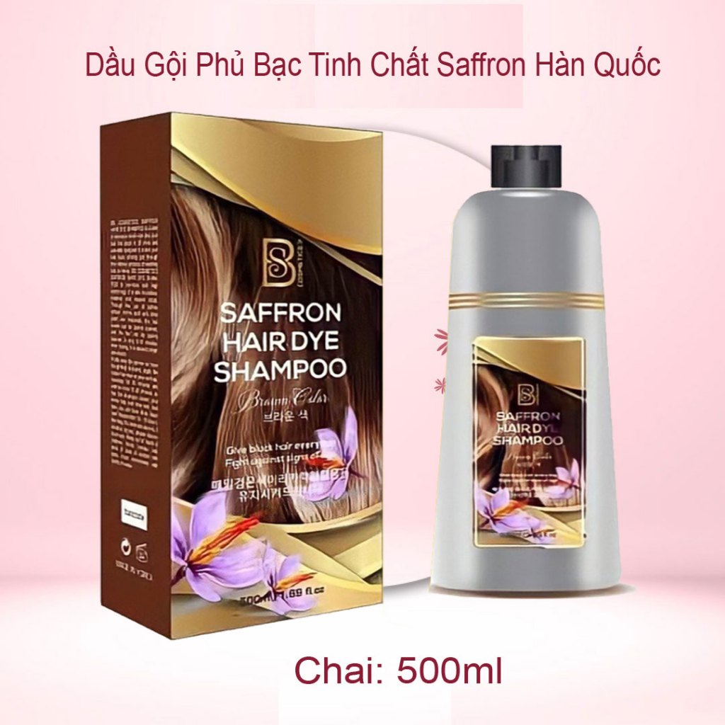 Dầu Gội Phủ Bạc Saffron Hàn Quốc | Shopee Việt Nam