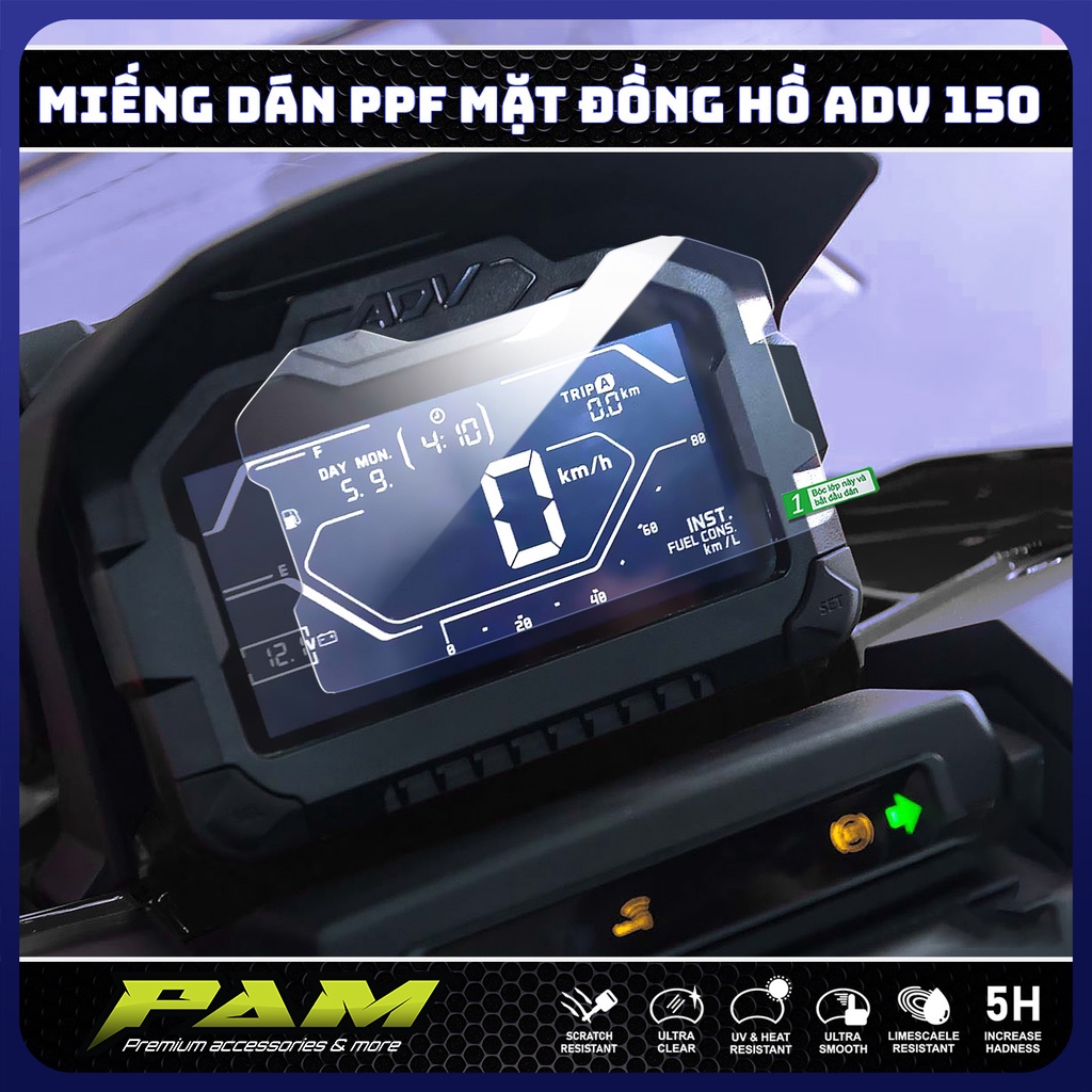 Miếng dán PPF mặt đồng hồ ADV 160 | Shopee Việt Nam