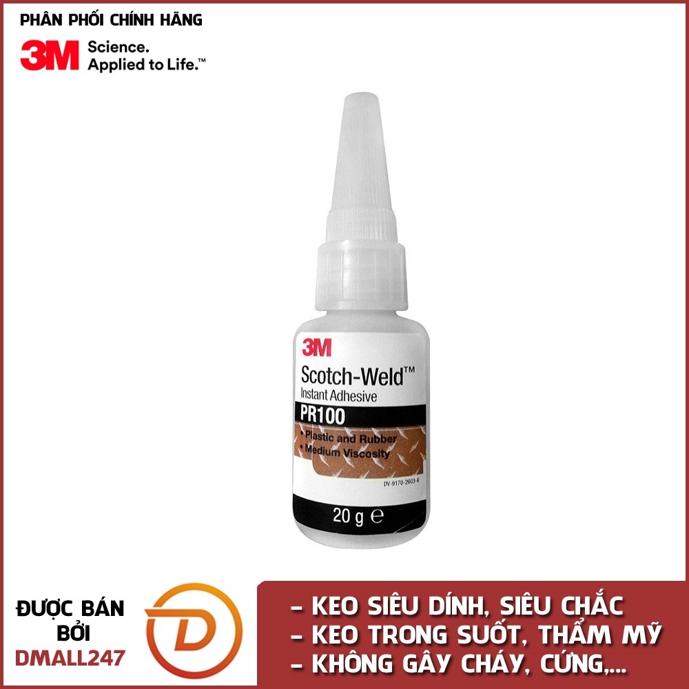 Keo dán 3M đa năng siêu dính Scotch-Weld PR100 20gram | Shopee Việt Nam