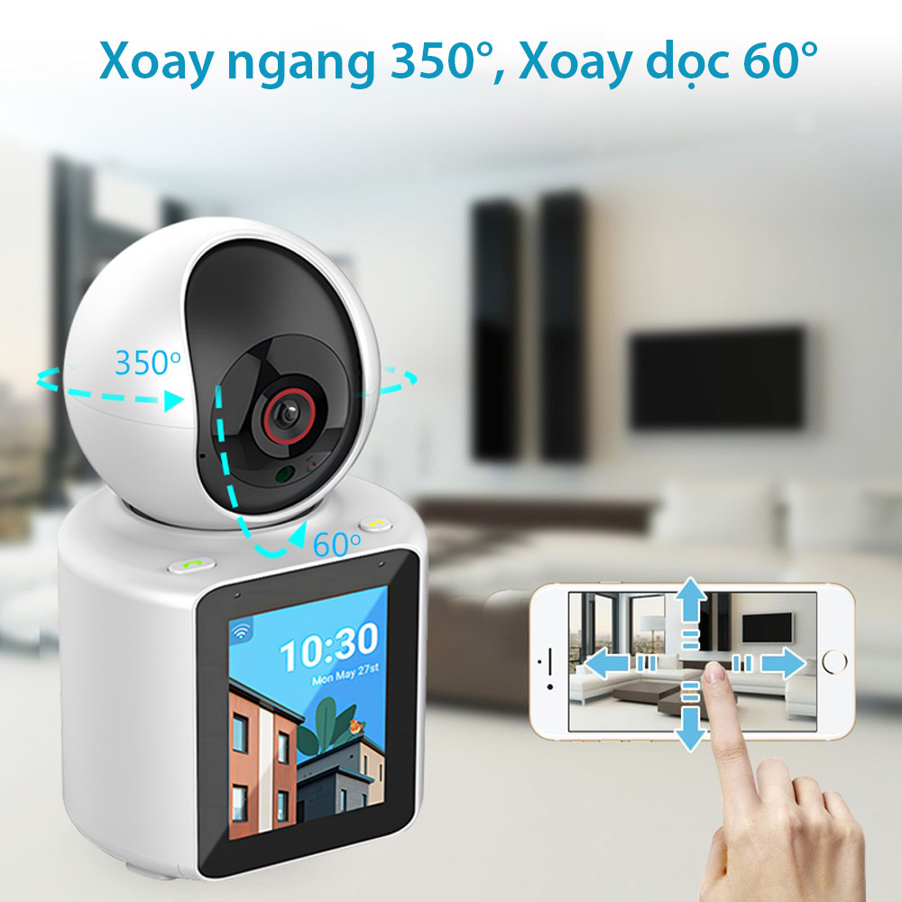Camera Video Call C30, màn hình Ips 2,8 inch siêu nét, đàm thoại video ...