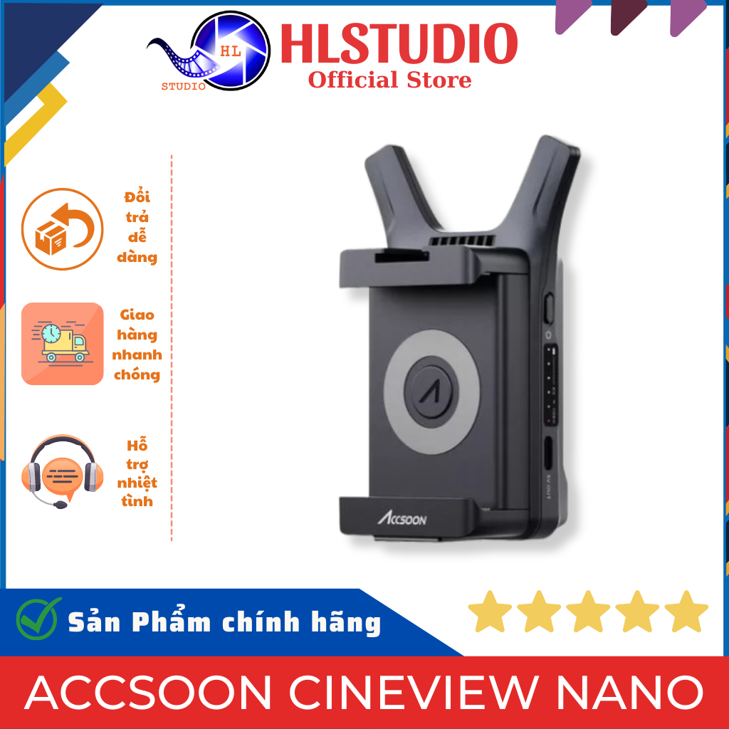 Accsoon CineView Nano - Bộ Phát Video Không Dây Cho Máy Ảnh Mirrorless HL Studio | Shopee Việt Nam