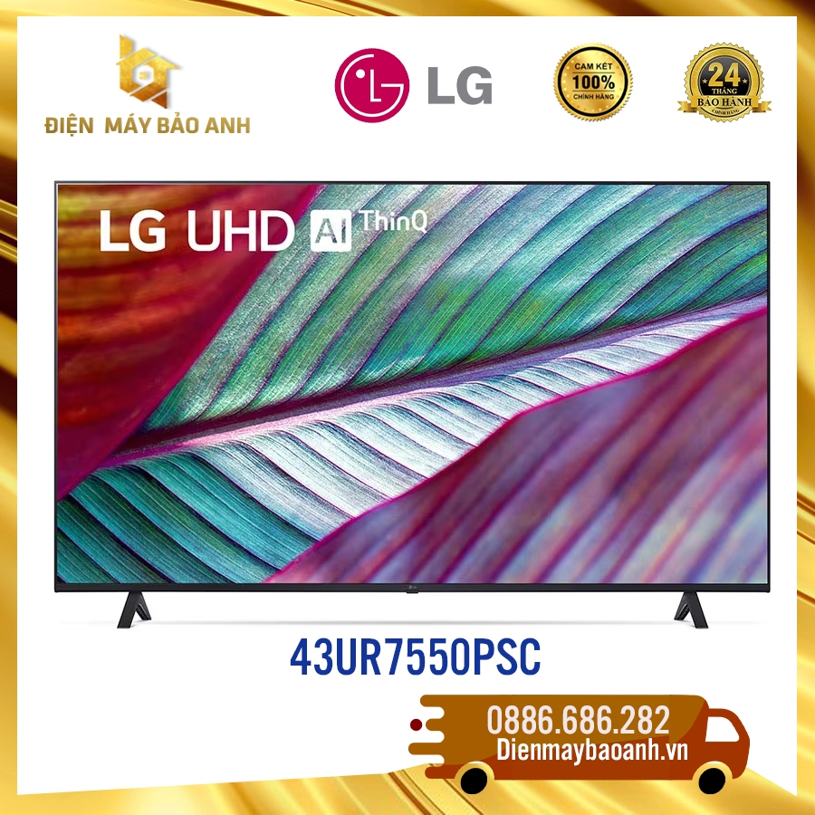 [Miễn phí giao lắp HN] Tivi LG 43 inch 43UR7550PSC 43UR7550 4K UHD -Mới ...
