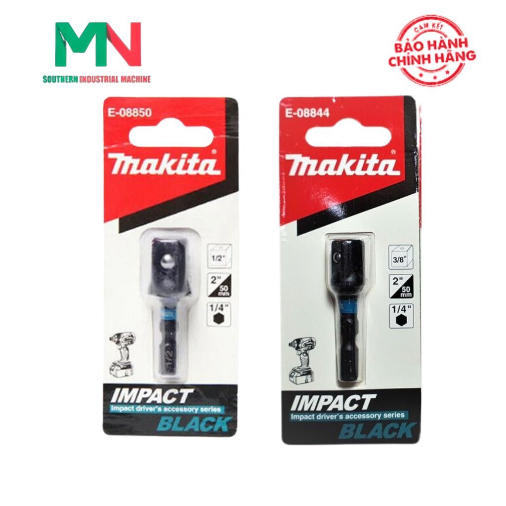 Đầu chuyển vặn vít sang bu lông Impact Black MAKITA E-08850, E-08844 ...