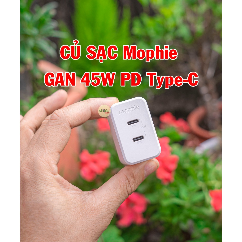 Củ sạc Mophie GAN 45W PD Type-C - chính hãng | Shopee Việt Nam