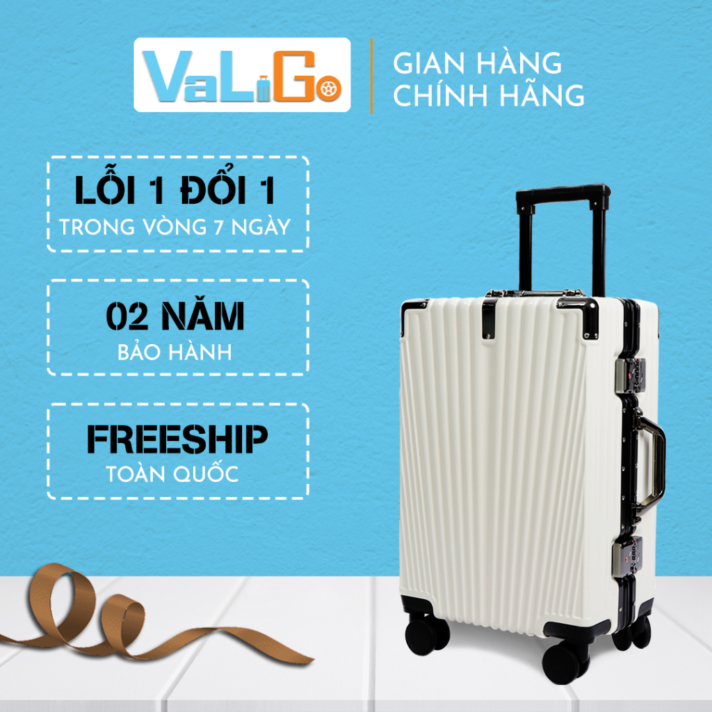 Vali Khung Nhôm Sizee 20 Cao Cấp, Vali Kéo, Vali Cabin, Vali Chống Va Đập,Vali Du Lịch Ngắn Ngày ...