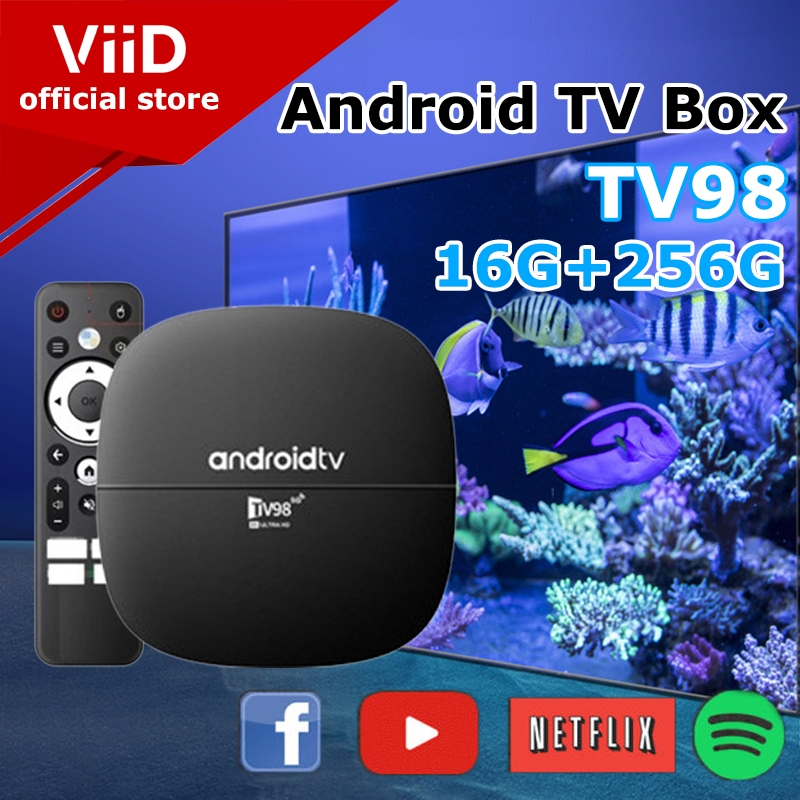 Android TV Box TV98 bản 16G+256GB, độ phân giải 4K mang lại hình ảnh ...