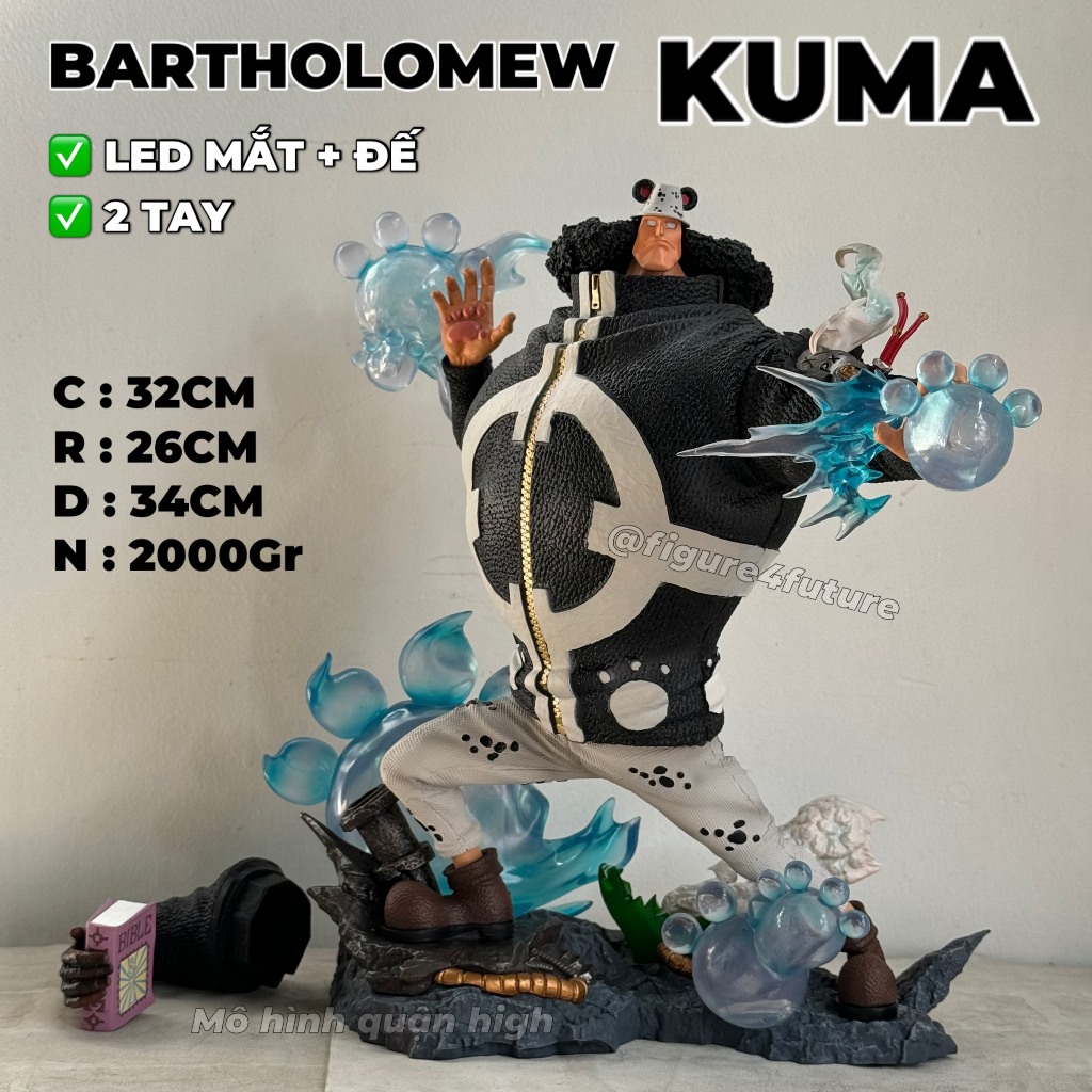 (Sẵn - F1) Mô hình Bartholomew Kuma Cao 32Cm có LED đẹp - Parcifista ...