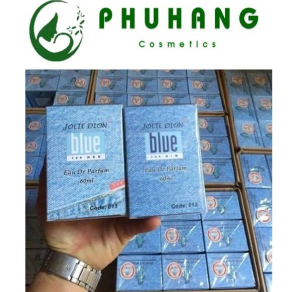 Nước hoa nam & nữ Jolie Dion Blue For Him & Blue For Her 60ml | Shopee ...