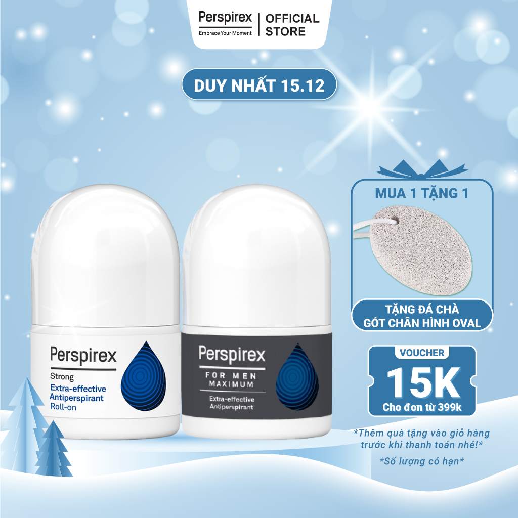 Combo Lăn Nách Khử Mùi Perspirex For Men Maximum Và Perspirex Strong Từ ...