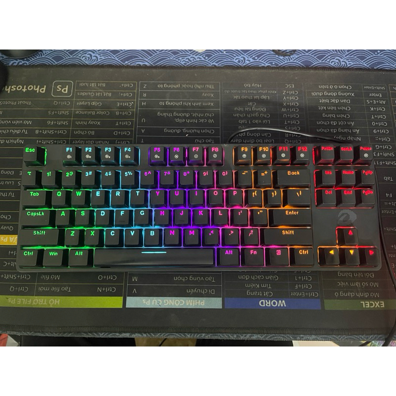 Bàn phím cơ 2nd Dareu Ek1280 Ek880 Led RGB 16.8triệu màu | Shopee Việt Nam