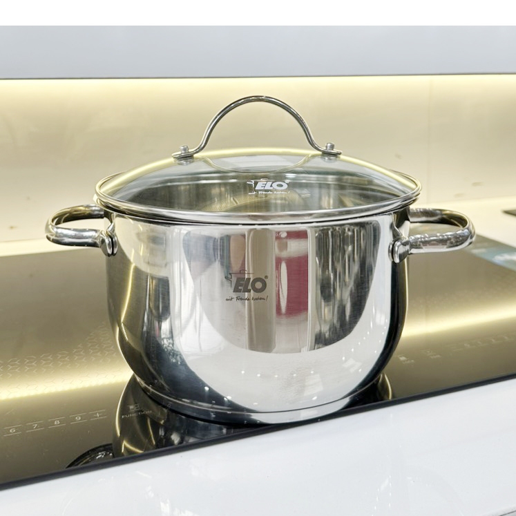 Nồi Đức ELO Luna Plus kích cơ 16cm, 18cm, 20cm, 24cm, quánh 16cm inox 304 cao cấp dùng cho bếp ...