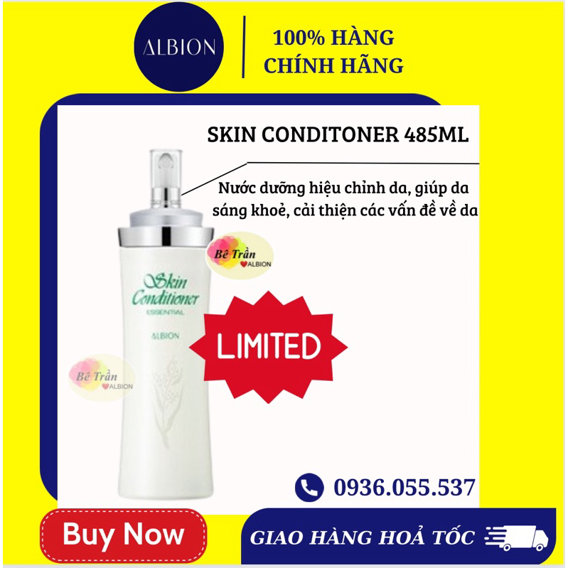 [ALBION] Nước dưỡng hiệu chỉnh da Skinconditioner 485ml (Auth 100% trực ...