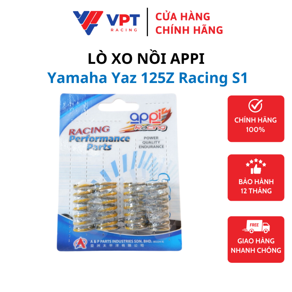 Lò xo nồi Yamaha Yaz Y125Z Racing S1 / chính hãng 90501-25426-R-APPi ...