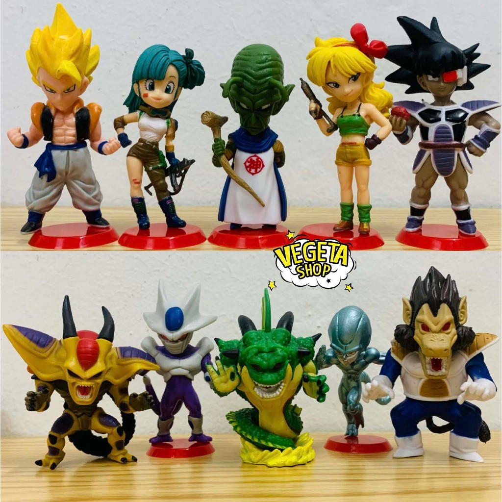 Mô hình Dragon Ball - Gogeta SSJ Launch Bulma Thượng đế Kami Turles Khỉ ...