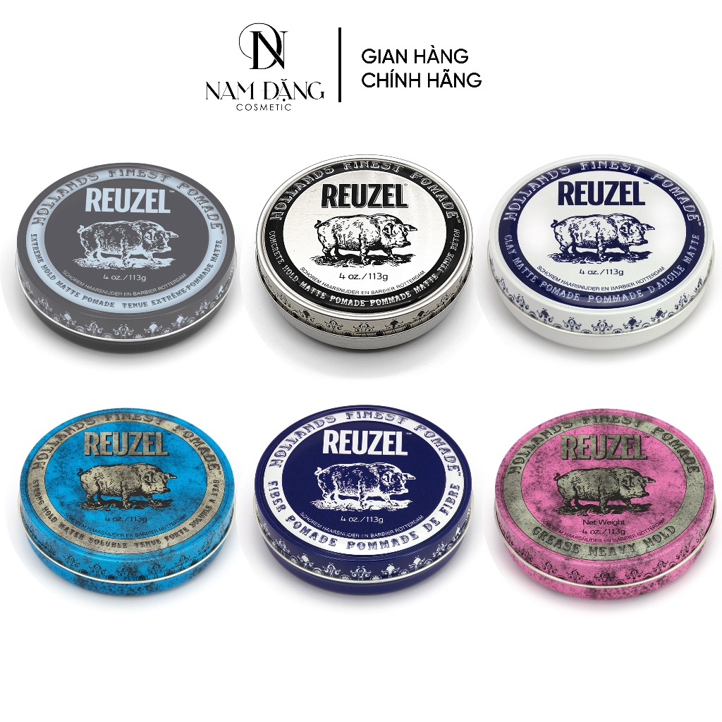 Sáp vuốt tóc Pomade Reuzel | Shopee Việt Nam