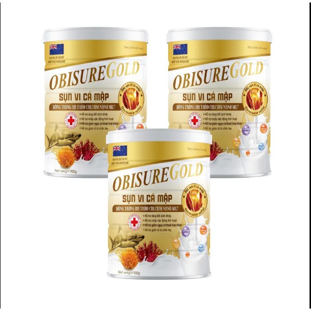 Combo 3 Hộp Sữa hạt Xương Khớp Obisure đông trùng hạ thảo sụn cá mập ...