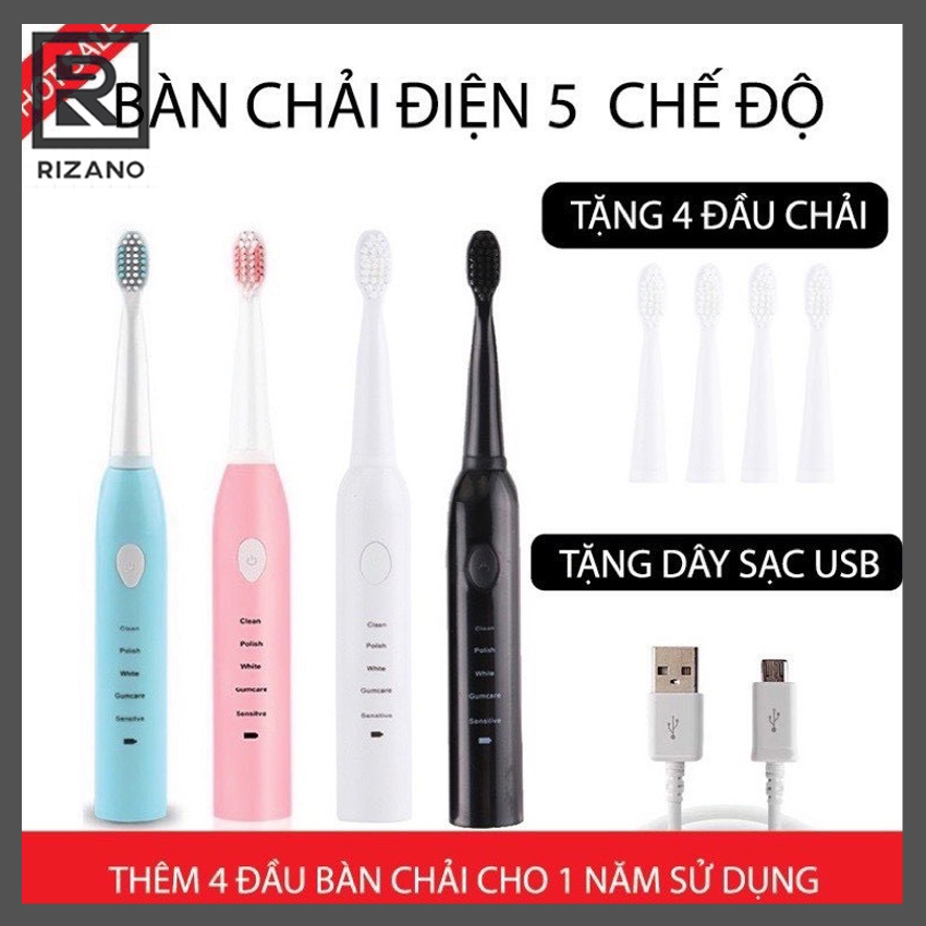 Bàn chải điện AKIHO Sonic X8 Pro đánh răng tự động 5 chế độ bản nâng ...