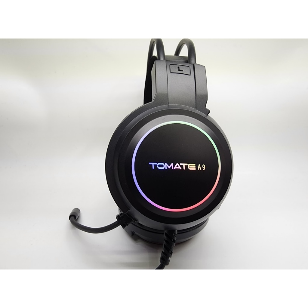 Tai nghe chụp tai máy tính gaming Tomate A6/A9 có đèn LED đổi màu, có ...