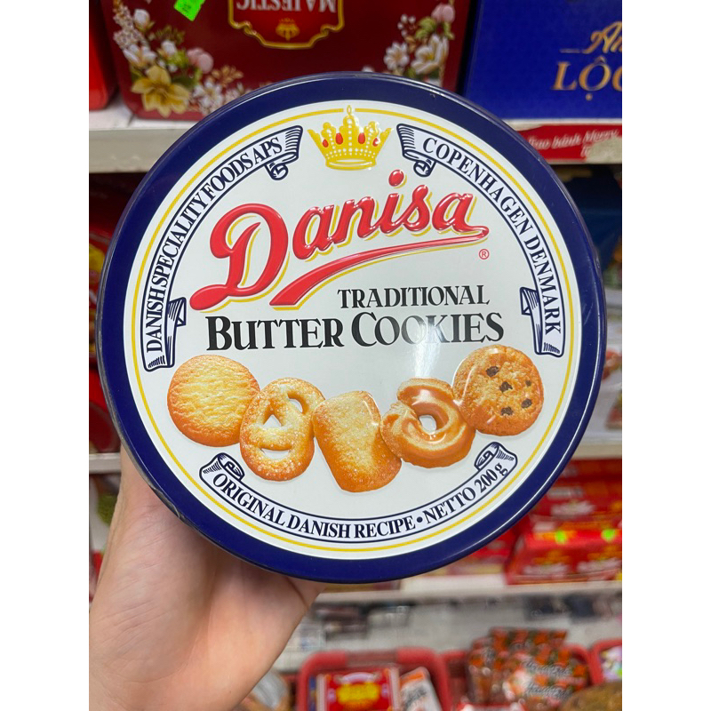 Bánh Danisa hộp sắt 200g, 454g, 681g( sp có kèm túi xách) | Shopee Việt Nam