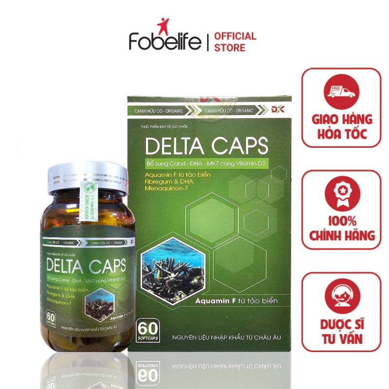 Viên Uống Bổ Sung Canxi, Vitamin D3 - Canxi cho người lớn D3 Delta Caps | Shopee Việt Nam