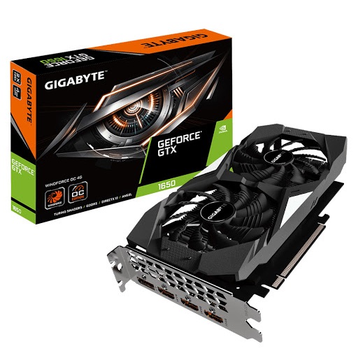 Vga Gigabyte GTX1650 D6 Windforce OC 4G 2 Fan.(GV-N1656WF2OC-4GD) | Shopee Việt Nam