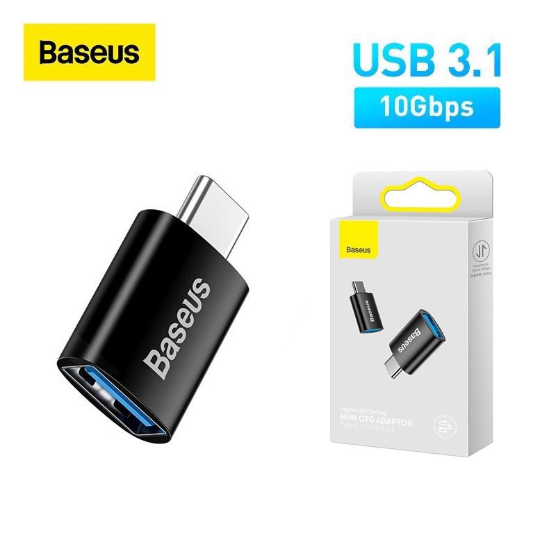 OTG BASEUS Type C to USB 3.1 10Gbps truyền dữ liệu Tốc độ cao đầu ...
