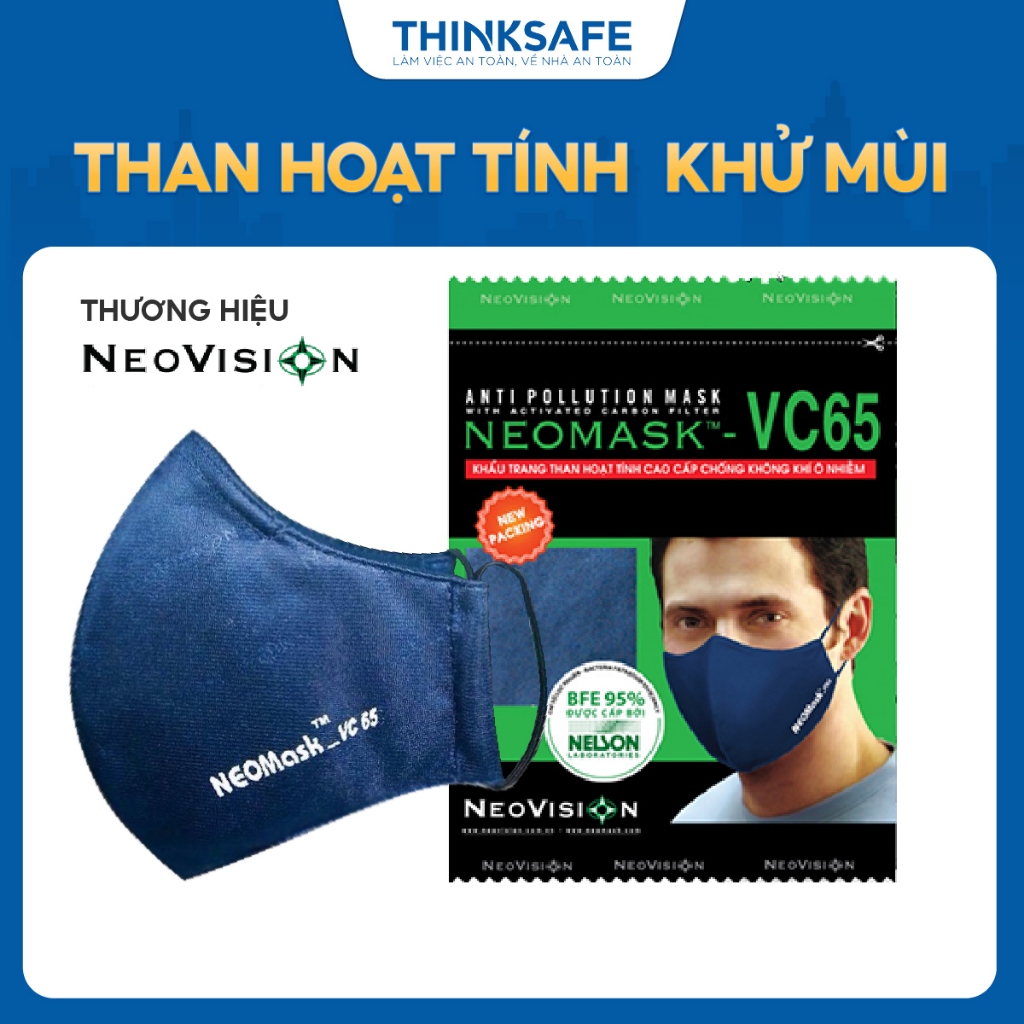 Khẩu trang vải VC65 vải kháng khuẩn, không đau tai, giặt được, đẹp, dùng cho y tế, chống bụi ...