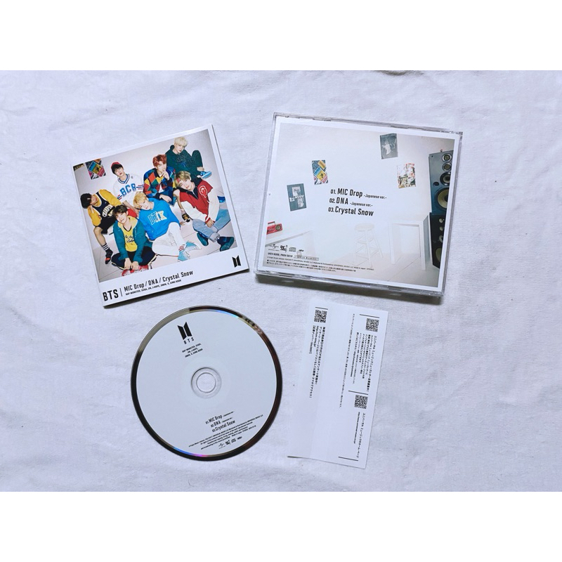Bts Album DNA Mic drop Crystal Snow đã khu seal, gồm Cd và Mini booket ...