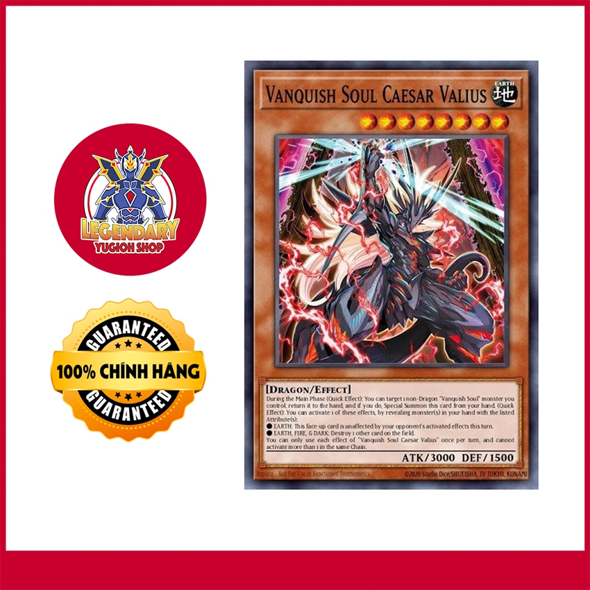 [JP][Thẻ Bài Yugioh Chính Hãng] Vanquish Soul Caesar Valius | Shopee ...